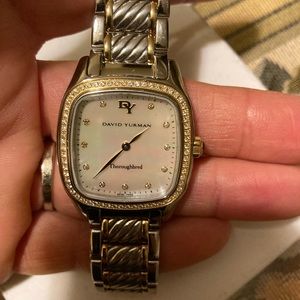 David Yurman | Jewelry | David Yurman Two Tone Watch With Diamond ...